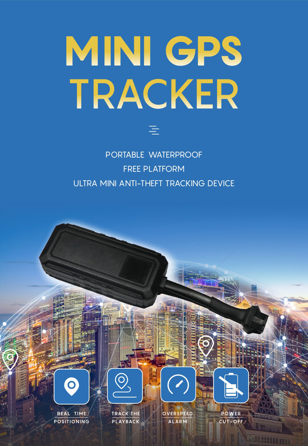 Geo-fence Engine Oil On/off Vehicle Tracking Gps Device G109 Wired Real ...