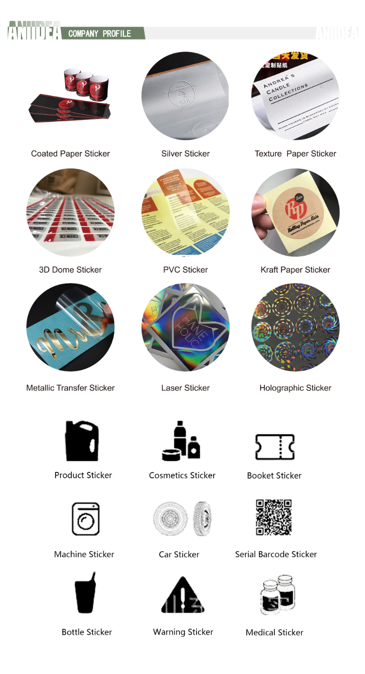 Customized Logo Printing Epoxy Resin Sticker Glossy Lamination Soft ...