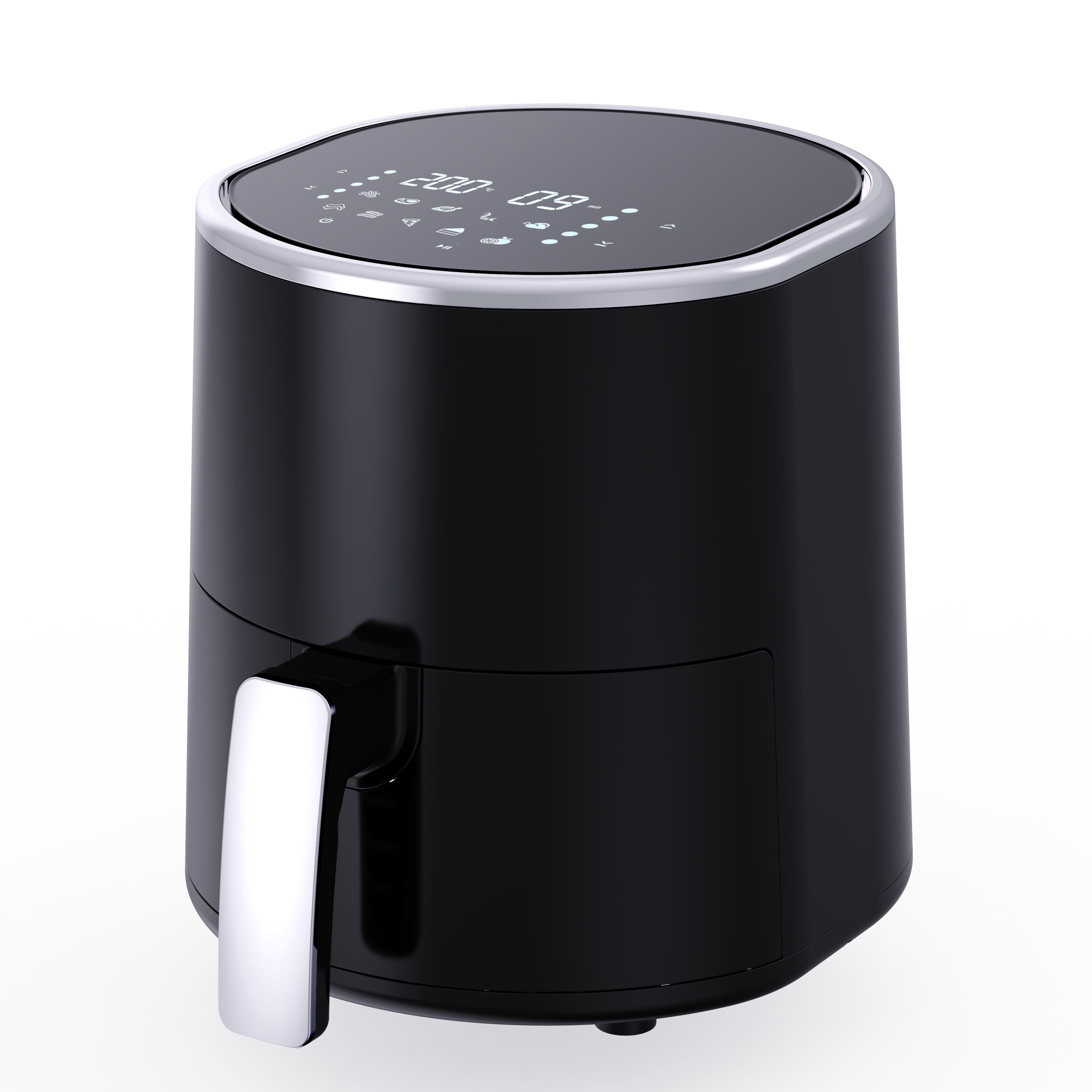 Buy Wholesale China Hot Selling 4.5l Digital Touch Panel With 10 Menus Air Fryer Lcd Display Air ...