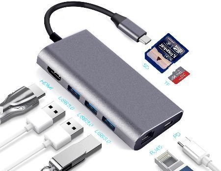 Bulk Buy China Wholesale Oem Odm Usb-c Hubs 8 In 1 Usb C Docking To 3 ...