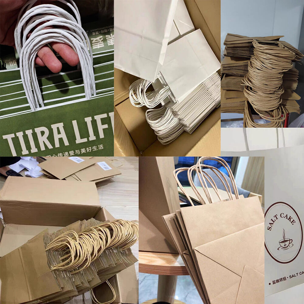 Buy Wholesale China 60g Disposable Kraft Paper Bags Food Packing Bags ...