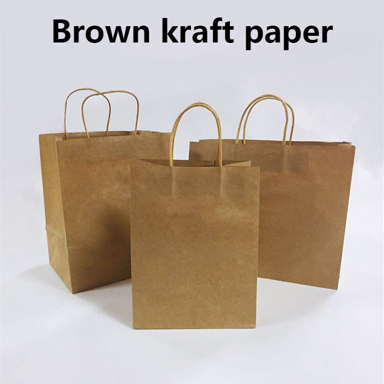 Buy Wholesale China 60g Disposable Kraft Paper Bags Food Packing Bags ...