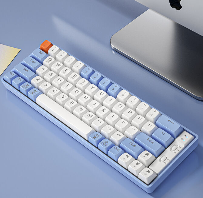 Mechanical Keyboard 2.4g Wireless Bluetooth Full Key Hot Swappable ...