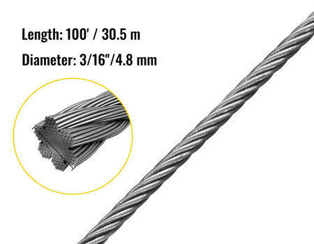 Buy China Wholesale 7x19 Galvanized Steel Cable,3/16'' Aircraft Cable ...