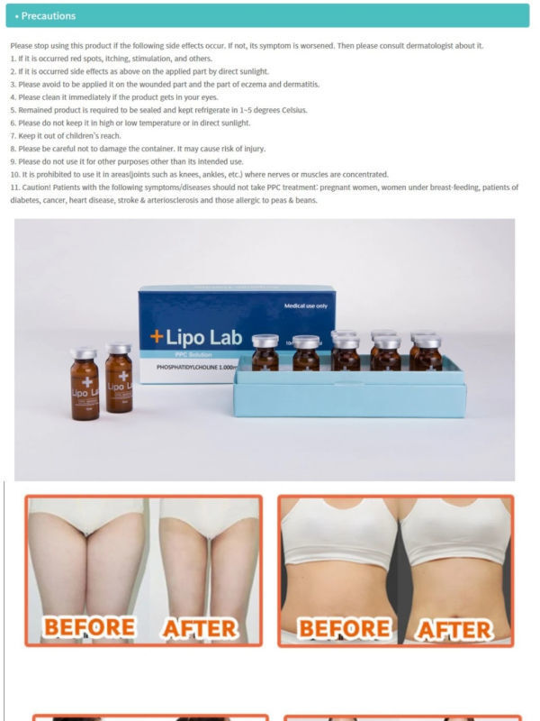 Buy Wholesale China Lipo Ppc Lipolytic Solution Injec Lipo-lab Lipolab Fat Solution Lipolytic ...