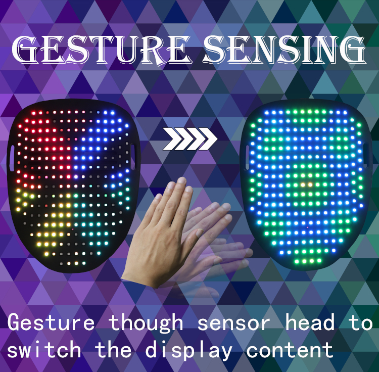 Buy Wholesale China Kids Led Mask With Gesture Sensing, Light Up Mask ...