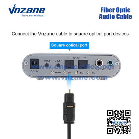 Bulk Buy China Wholesale Optical Digital Audio Cable 6ft, Gold Plated ...