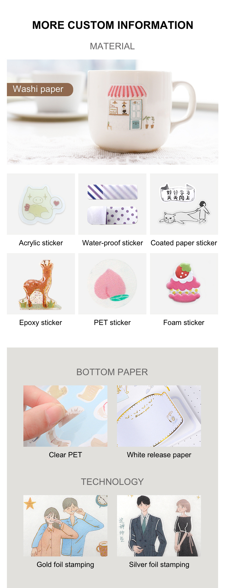 Goodnight Series Cute Stationery Cat And Dog Kawaii Foam Stickers Alien ...