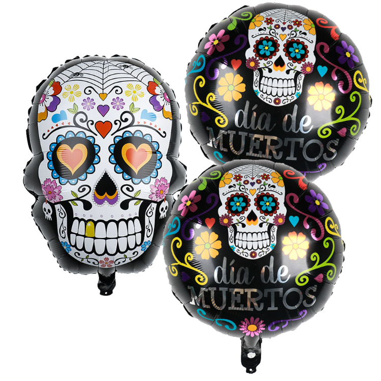 2022 New Design Halloween Globos Party Supplies Ghost Pumpkin Death ...