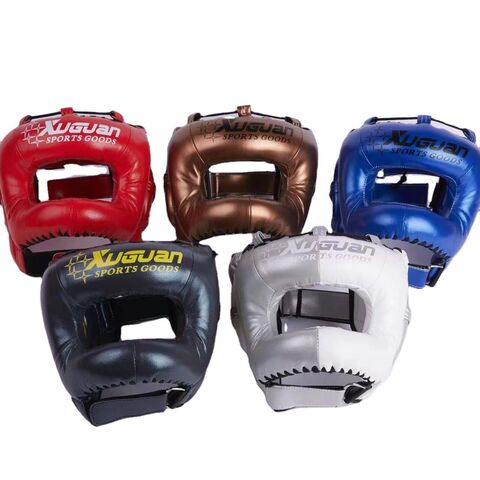 Mma Sparring Headgear Full Face Boxing MMA Headgear, Martial Arts Guard ...