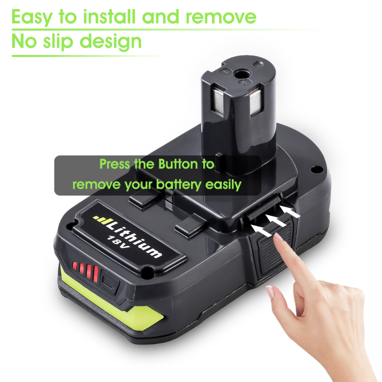 Replacement 18v Ryobi Lithium Ion Battery Pack 3ah 4ah 5ah 6ah For ...