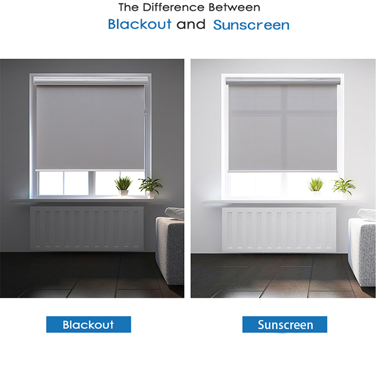 Top Quality Motorized Roller Blinds Automatic Blackout Roller Shades ...