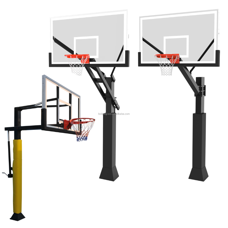 Buy Wholesale China Inground Fixed Height Adjustable Outdoor Basketball ...