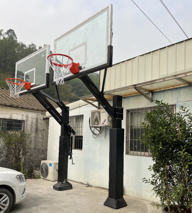 Buy Wholesale China Inground Fixed Height Adjustable Outdoor Basketball ...