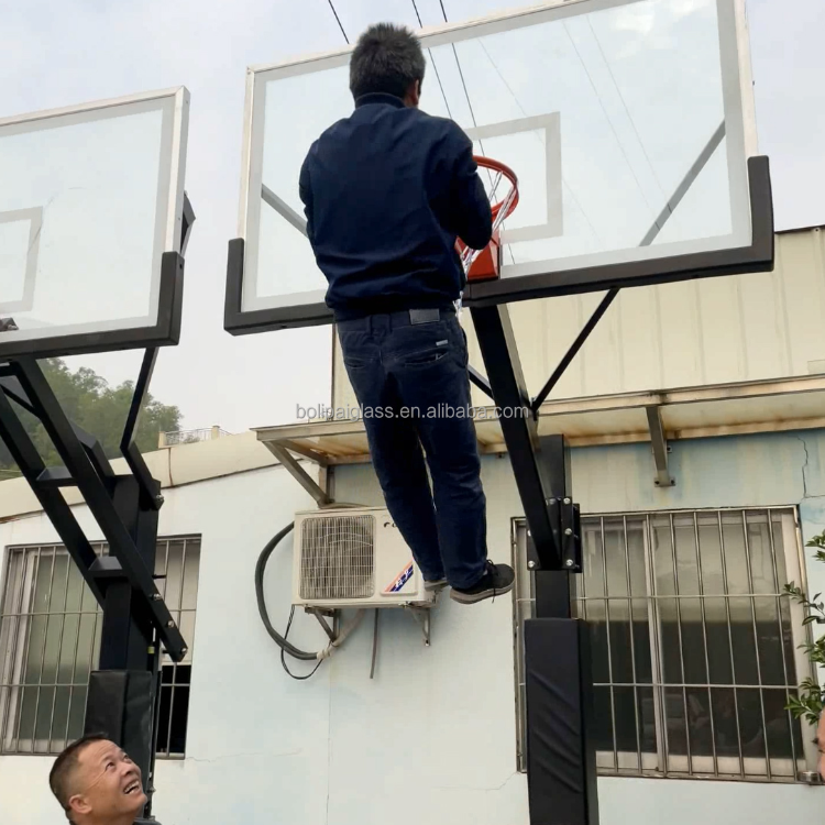 Buy Wholesale China Inground Fixed Height Adjustable Outdoor Basketball ...