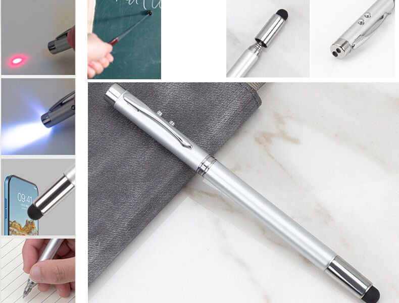 Bulk Buy China Wholesale Multifunction Metal Slim Ballpoint Pen 5 In 1 ...