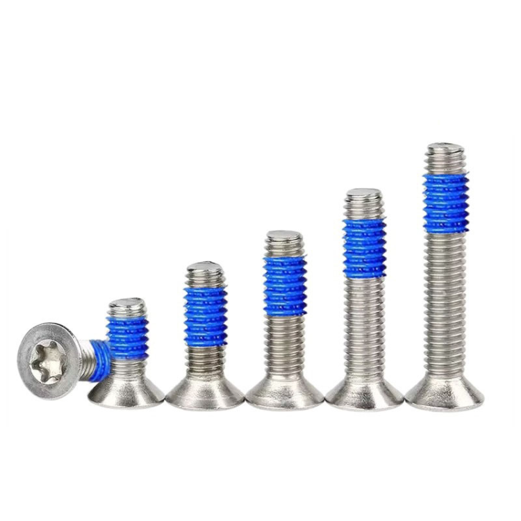 Nylok Blue Nylon Patching Anti Loose Screw Gb2673 Iso14581 Countersunk ...