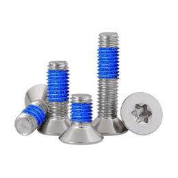Nylok Blue Nylon Patching Anti Loose Screw Gb2673 Iso14581 Countersunk ...
