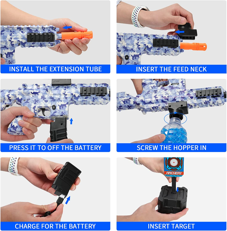 Buy Wholesale China Plastic Water Gel Blaster Gun Toy Guns Pistol High ...