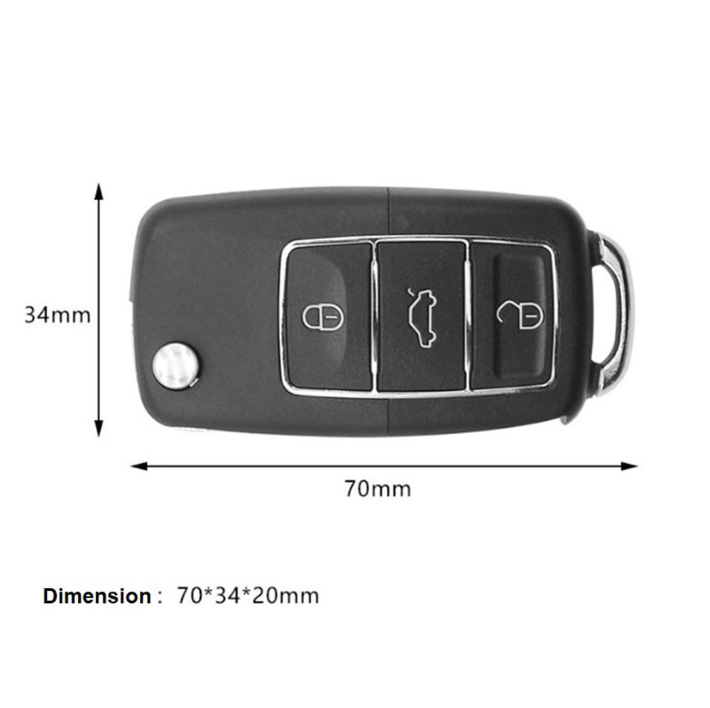 433mhz Wireless Rf Remote Control 3-buttons Car Key Fob Gate Garage ...