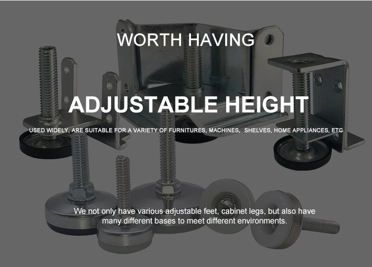 Factory Direct Supply 1/4"-20 Adjustable Leveling Screw Furniture ...