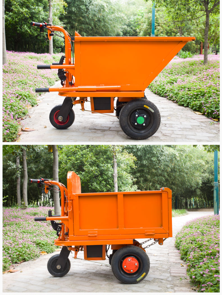 Construction Site Electric Trolley Multi-function Hand Push Tool Car ...