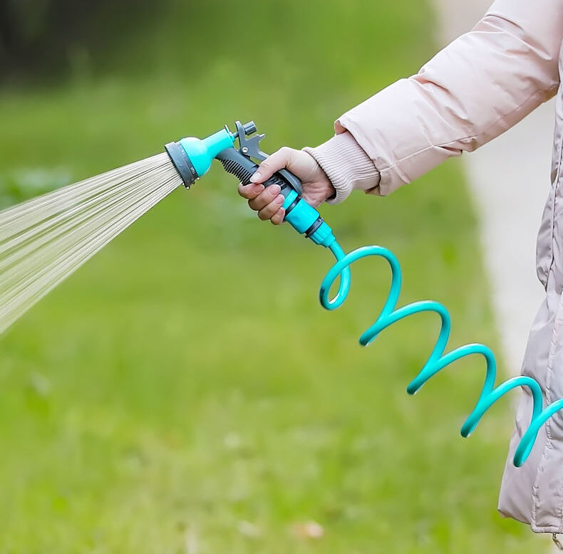Buy Wholesale China Dd1356 Curly Spring Eva Garden Water Hose Sprayer ...