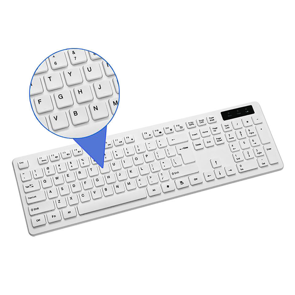 Buy Wholesale China Wireless Keyboard And Mouse Combo Slim Full Size ...