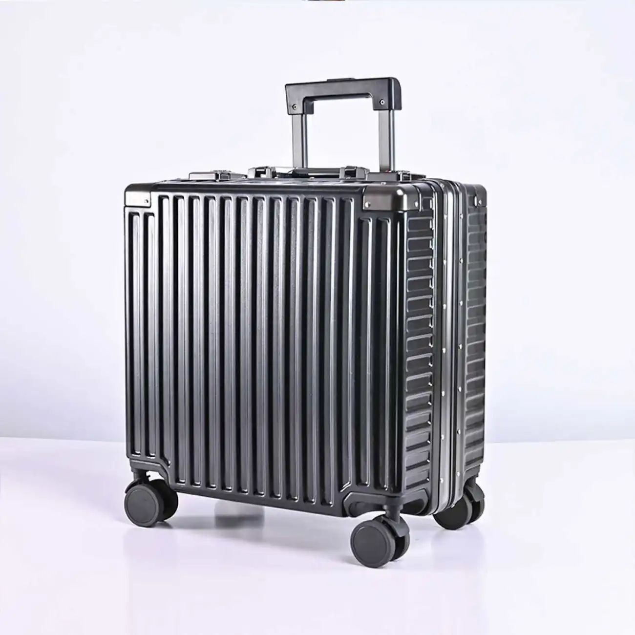 Buy Wholesale China Business Side Open Luggage 18-inch Boarding Case Front Open Pull Rod Case ...