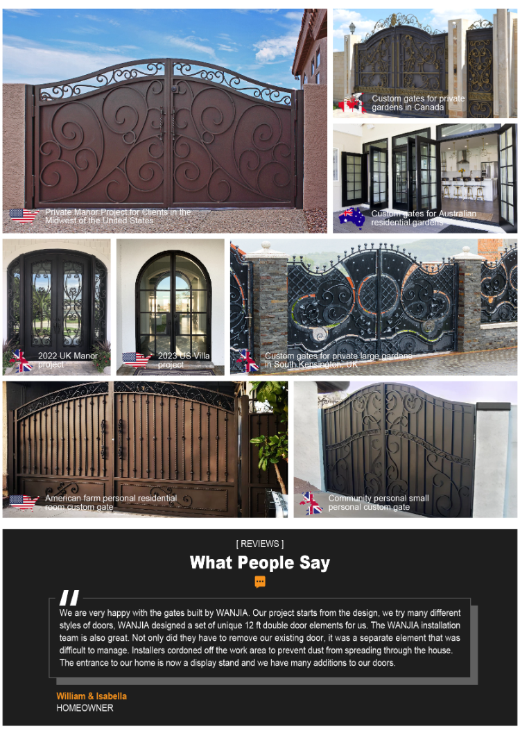 Pintu Utama Desain Gerbang Besi Gerbang Logam Luar Ruangan Pintu Mobil ...