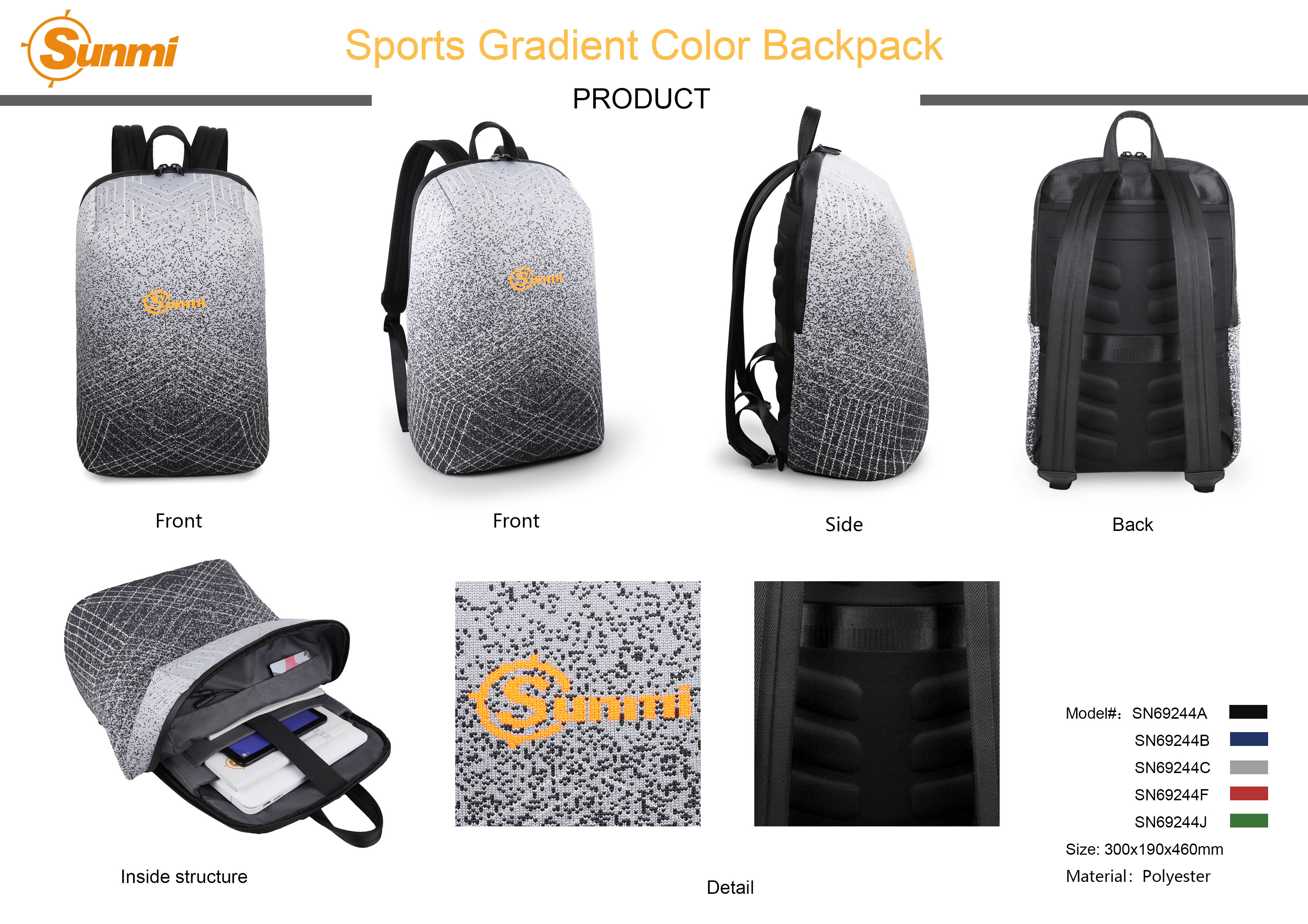 Buy Wholesale China Sports Laptop Backpack, Fashion Notebook Backpack ...