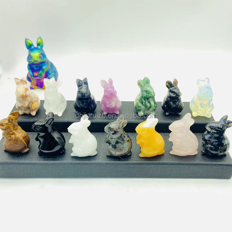 Buy Wholesale China Wholesale Small Size Cute Crystal Gemstones Rabbits ...