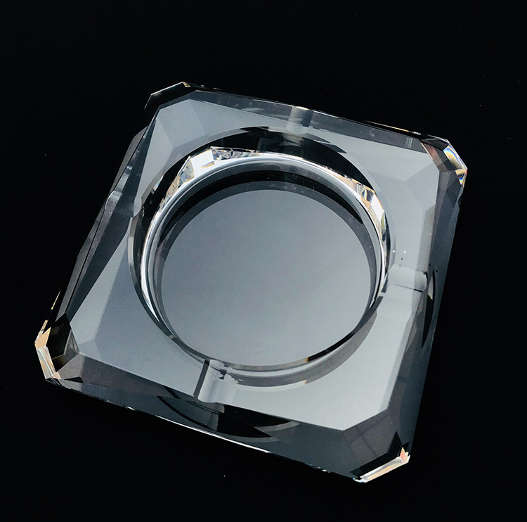 Mh-yh030 Hotel Blank Crystal Ashtray For Office Crystal Glass Ashtray, Hotel Use Crystal Ashtray ...