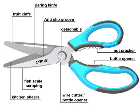 Rhino New Wholesale Detachable Stainless Steel Scissors Heavy Duty ...