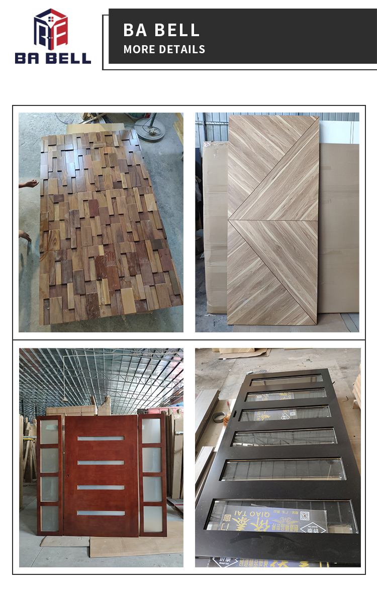 Modern Design Pivot Exterior Front Outdoor Gate Wooden Main Entry Pivot ...