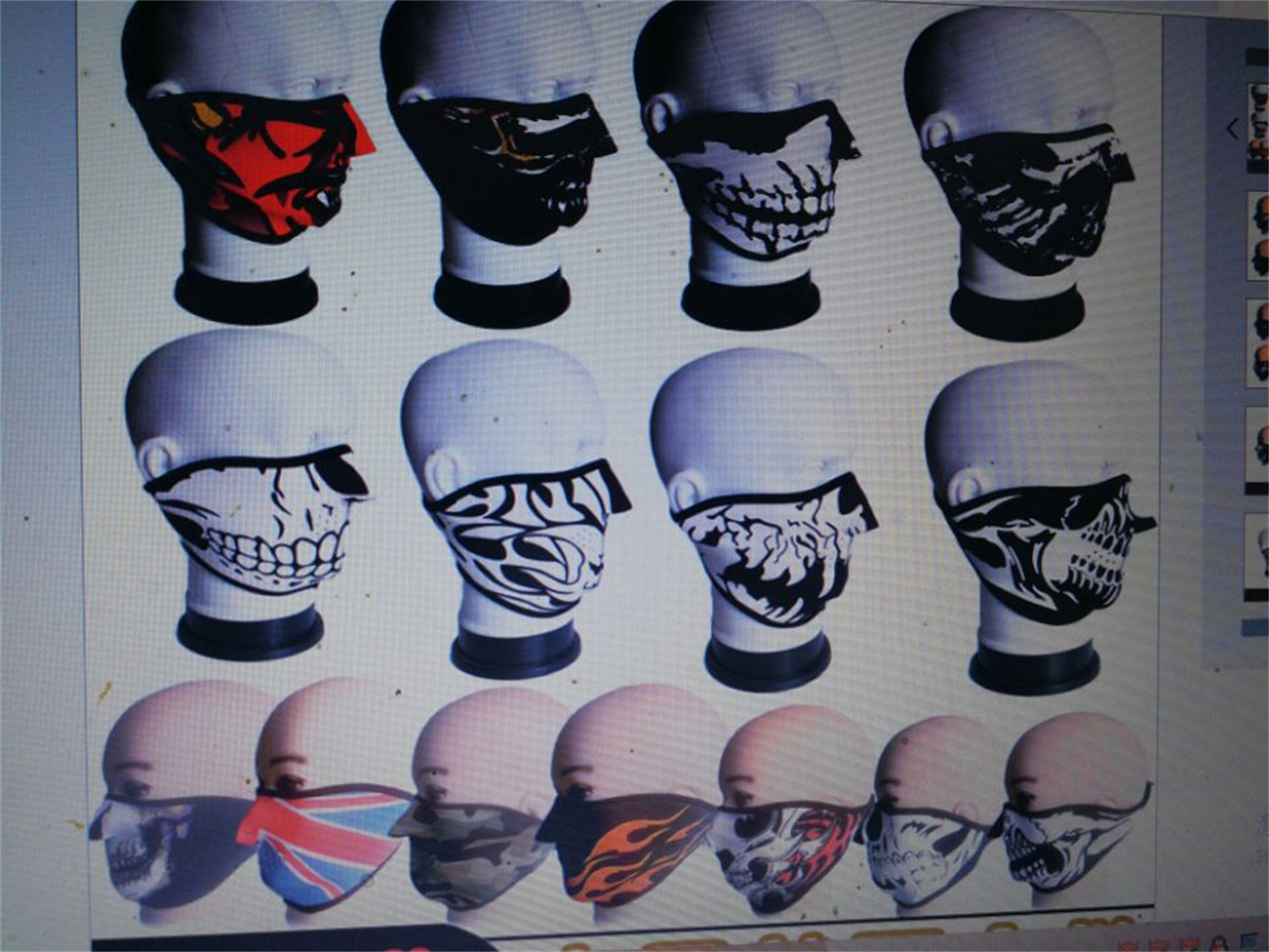 Buy Wholesale China Fashion Design Outdoor Camping Seal Skull Half-face ...