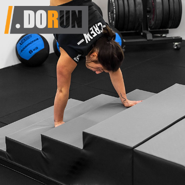 Stair Step Incline Mat Exercise Folding Wedge Ramp Mats Hand Stand Walk ...