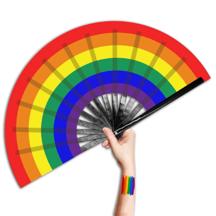 Custom Kung Fu Clack Fan For Party Use Big Clack Large 33cm Customized ...