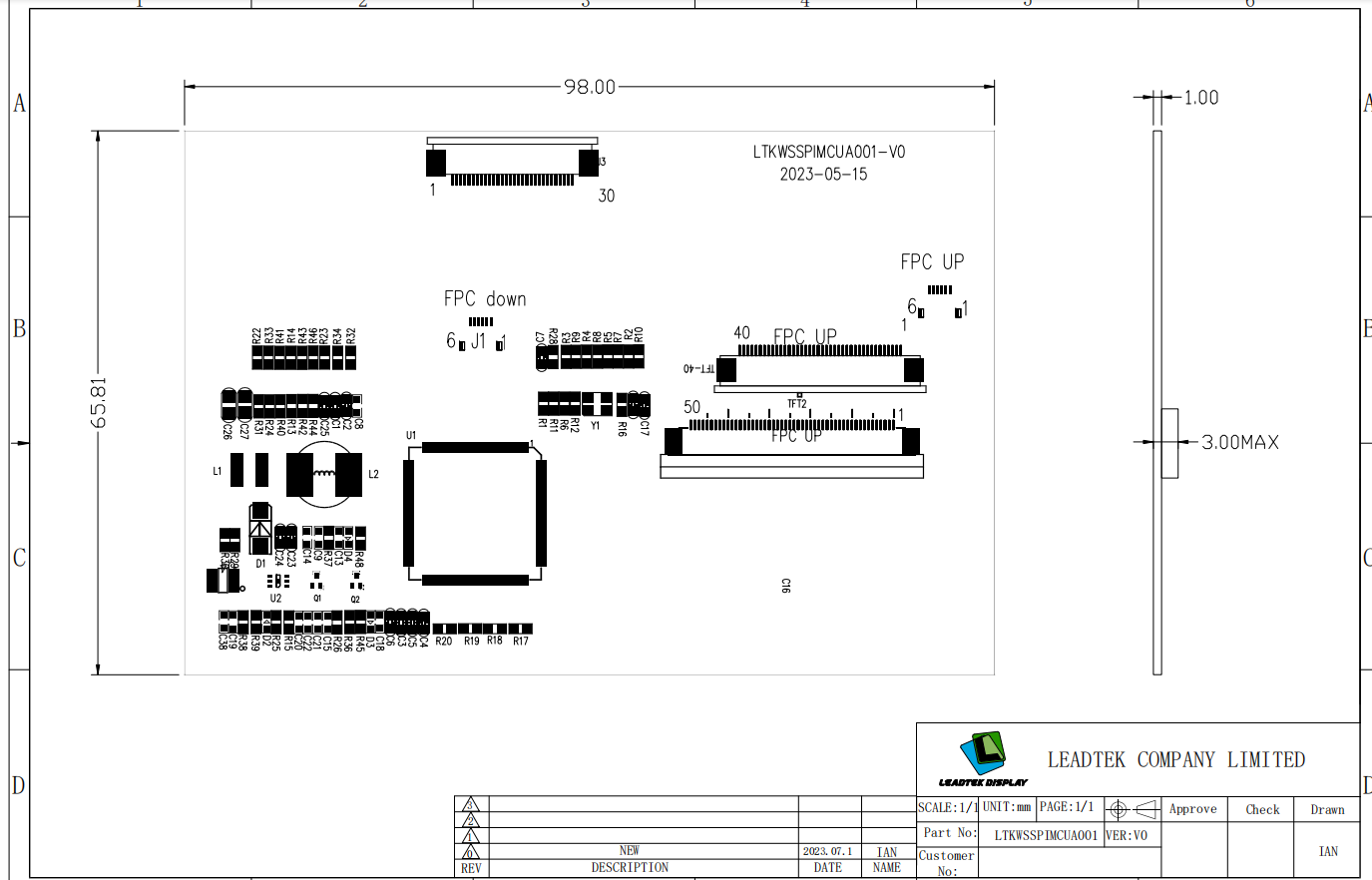 Buy Wholesale China 3 5 Inch Ips Normally Black Rgb Interface Lcd