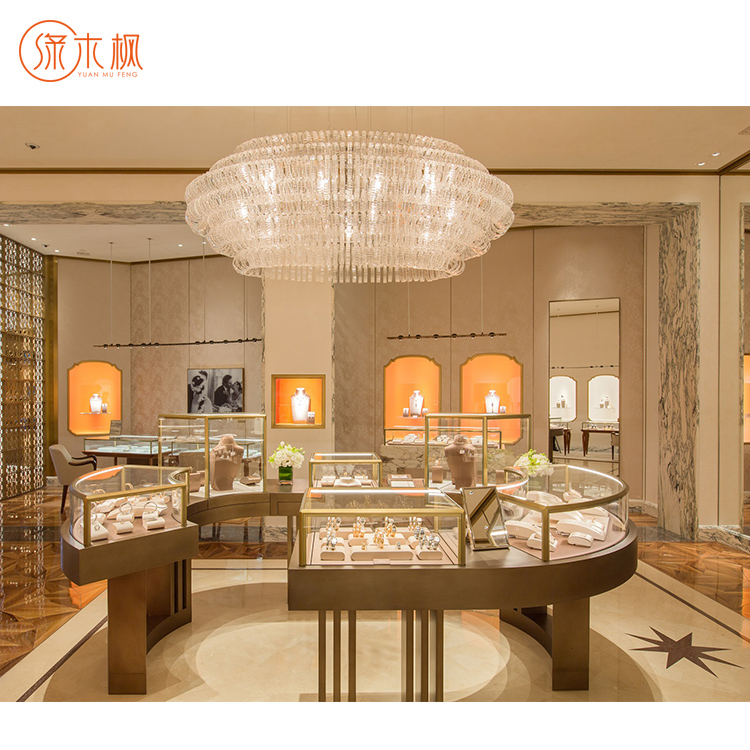 Fully Assembled Jewelry Display Furniture Luxury Display Funiture ...