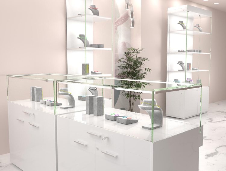 Buy China Wholesale Multifunctional Luxury Glass Jewellery Counter ...