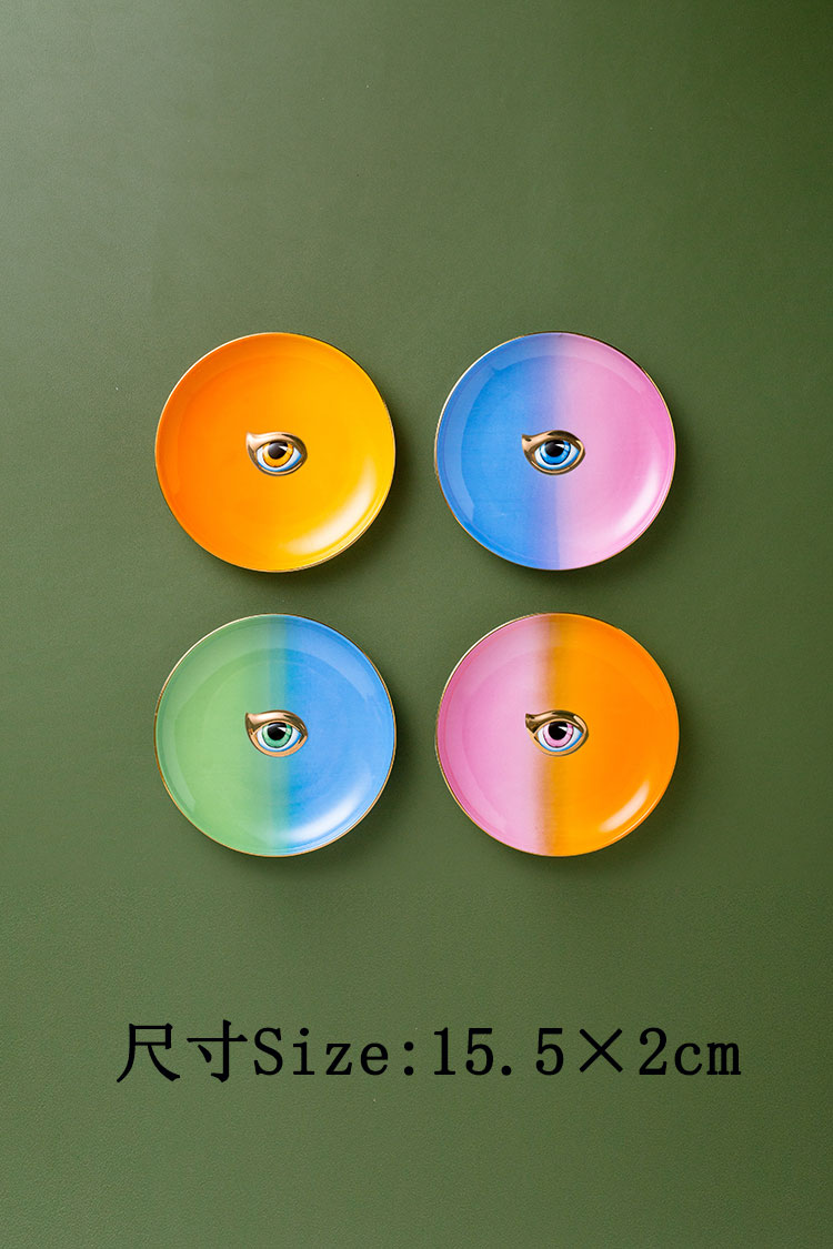 Buy China Wholesale Hy Europe Ceramic Jewelry Dish Cute Eye Plates ...