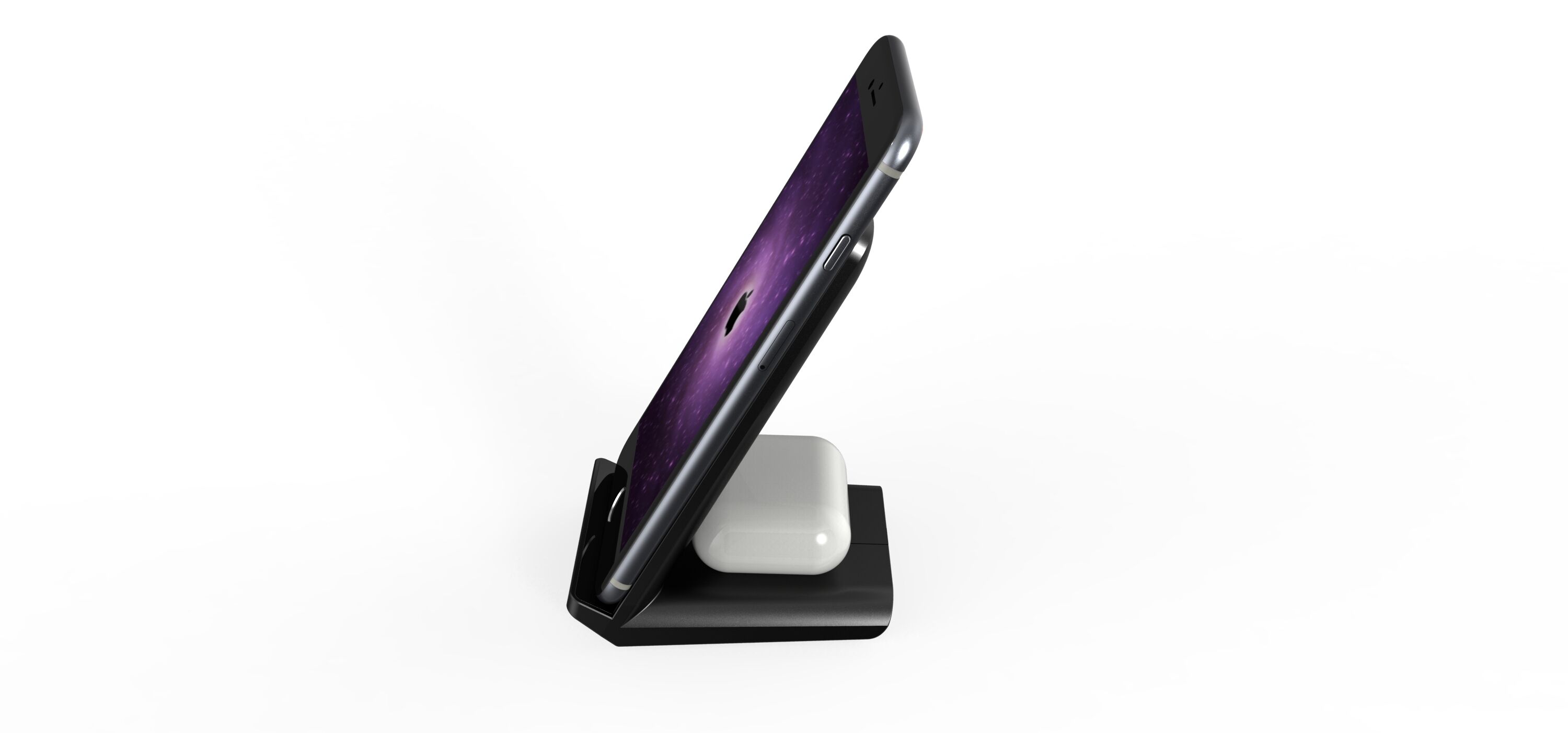 Buy Wholesale China Qi 15w 2 In 1 Wireless Charger For Iphone & Air Pod ...