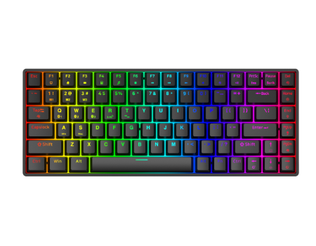 Oem Odm Wholesale Gk-884 84-key Newly-designed Dual-mode Rgb Bluetooth ...