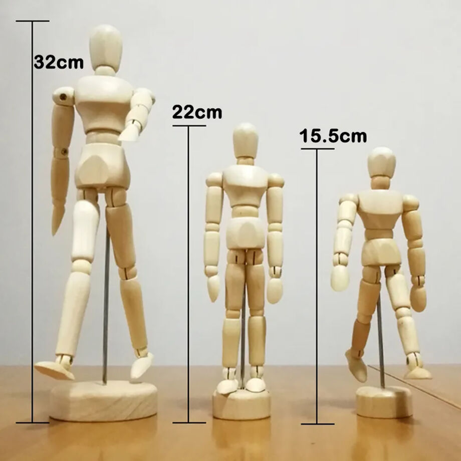 Buy Wholesale China Wooden Art Dress Form Torso Full Body Mannequin ...