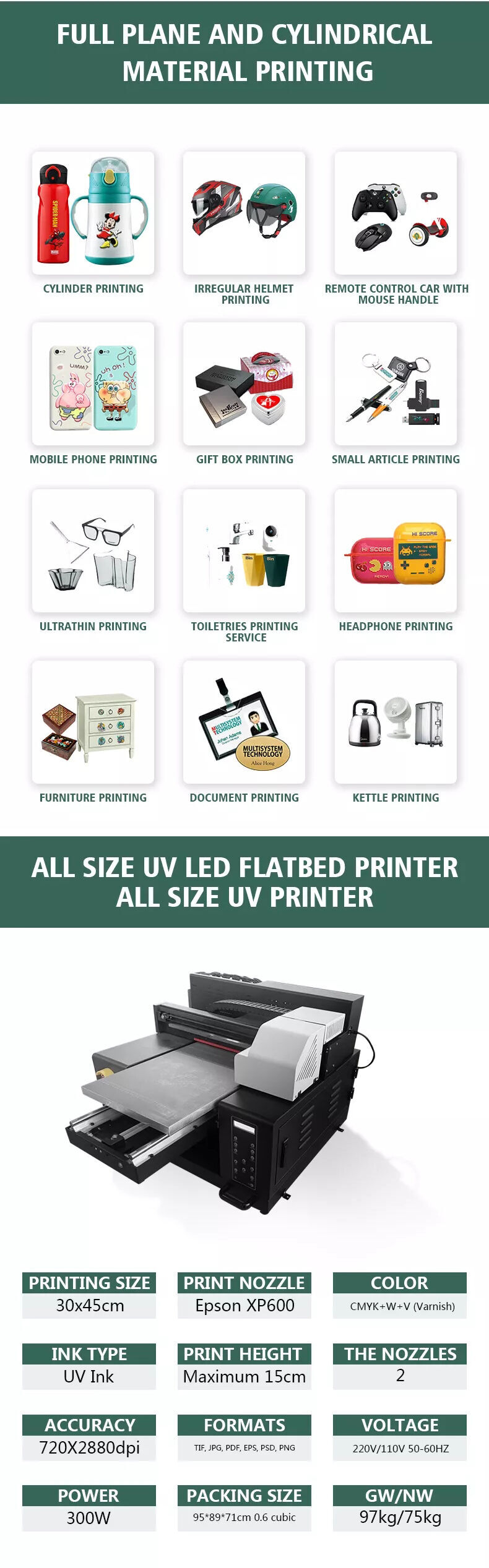 Buy Wholesale China 2023 Uv Printer Available In All Sizes 1440dpi Dx8 Head Phone Case Wood A3 ...