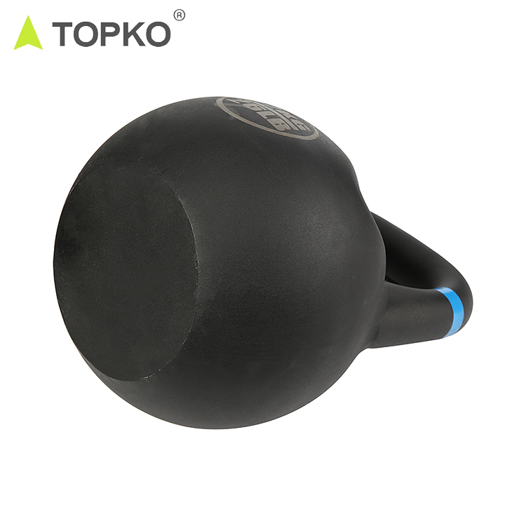 Topko Men Women Home Fitness Gym Equipment Cast Iron Kettle Bell 20lbs ...
