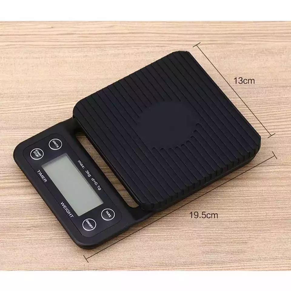 3kg 5kg 0.1g Coffee Weighing Drip Coffee Scale With Timer Digital ...