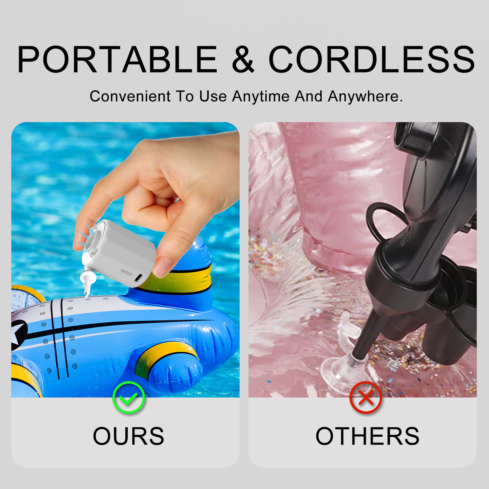 Bulk Buy China Wholesale Battery Operated Air Pump For Inflatable ...