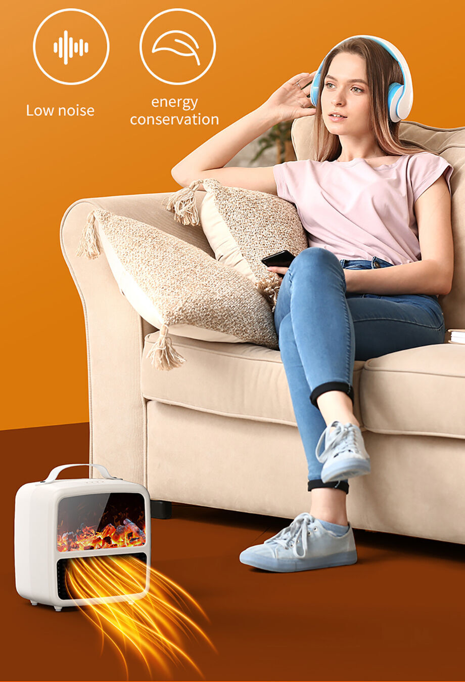 Buy Wholesale China Manufacture Wholesale Home Portable Rechargeable Fireplace Usb Ptc Mini ...